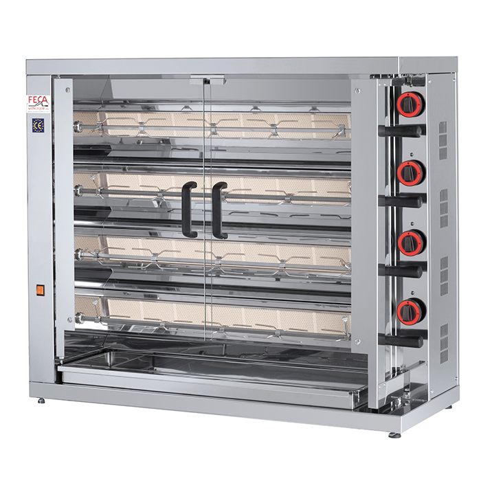 HORNO ROSTICERO A GAS 420EKO 220V/60/2F 20-24 POLLOS | Javar