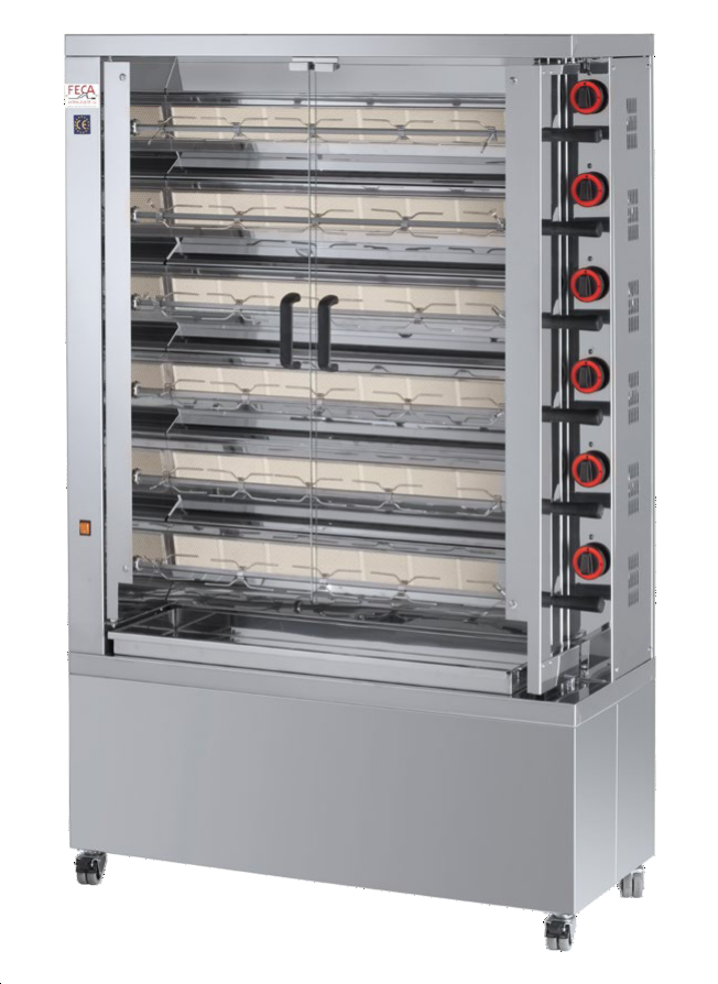 HORNO ROSTICERO A GAS 630EKO 220V/60/2F 30-36 POLLOS | Javar