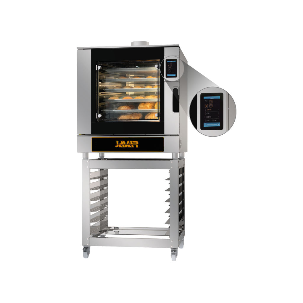 HORNO CONVECCION A GAS A6-A1/1-G-S5-220 220/60/2F 6 BANDEJAS 66x46 | Javar